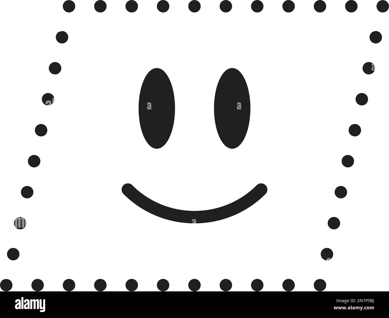 Dotted parallelogram shape for tracing lines for preschool and ...