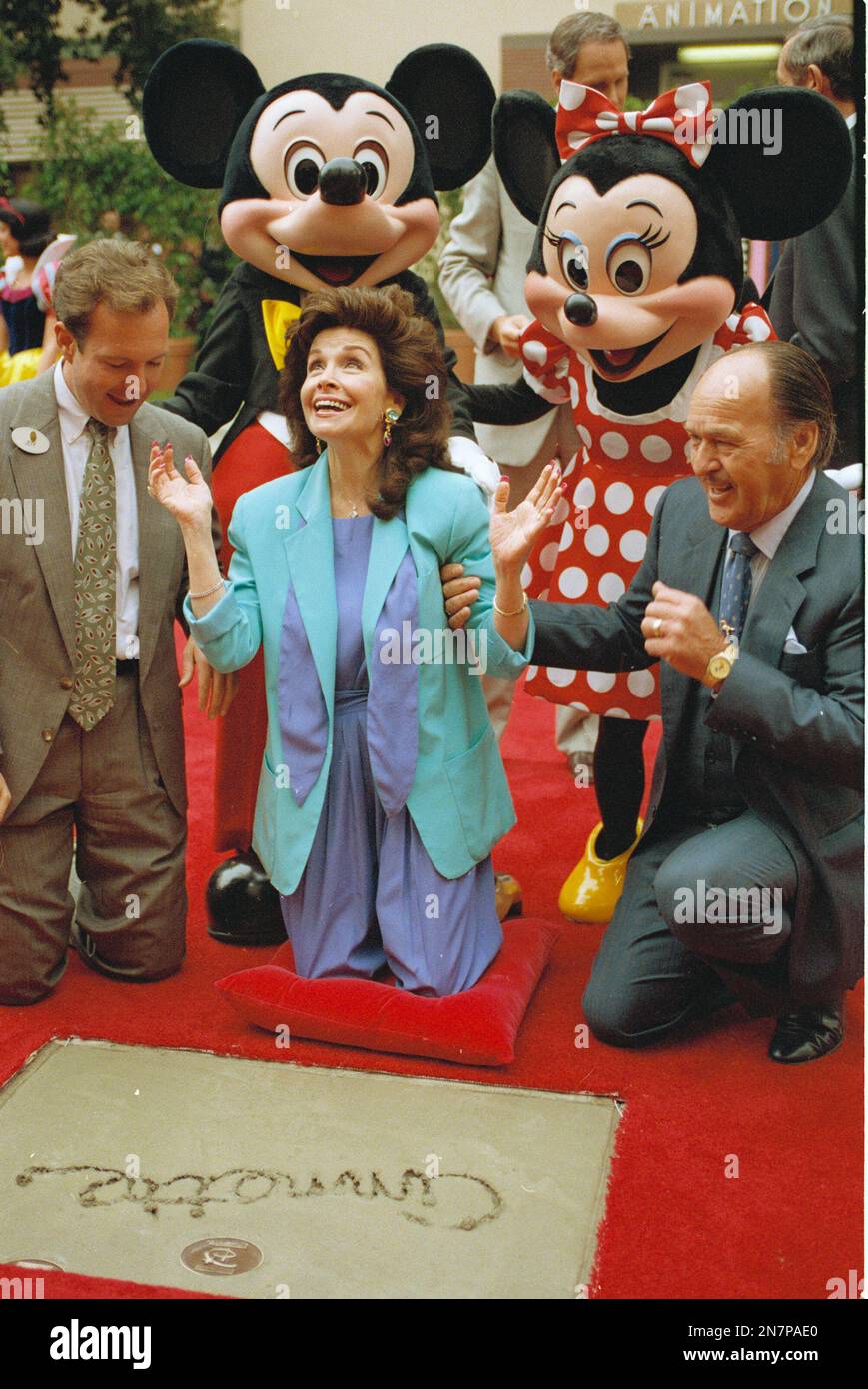 FILE - In this Oct. 21, 1992 file photo, former "Mouseketeer" Annette ...