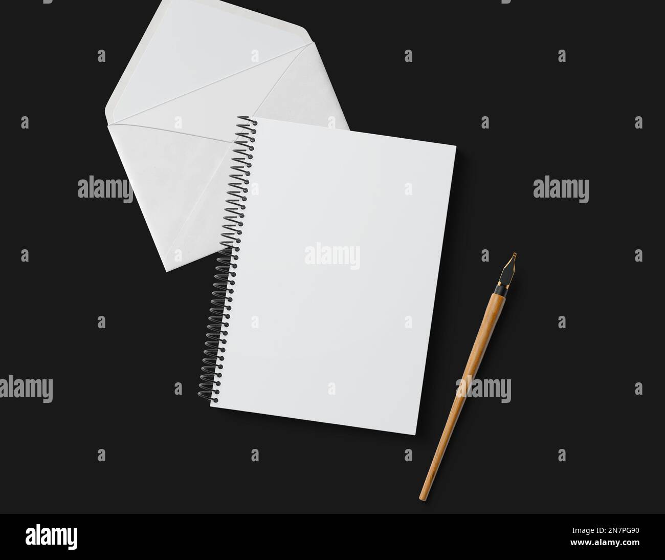 flying frames on the air, with equipments and objects mockup Stock ...