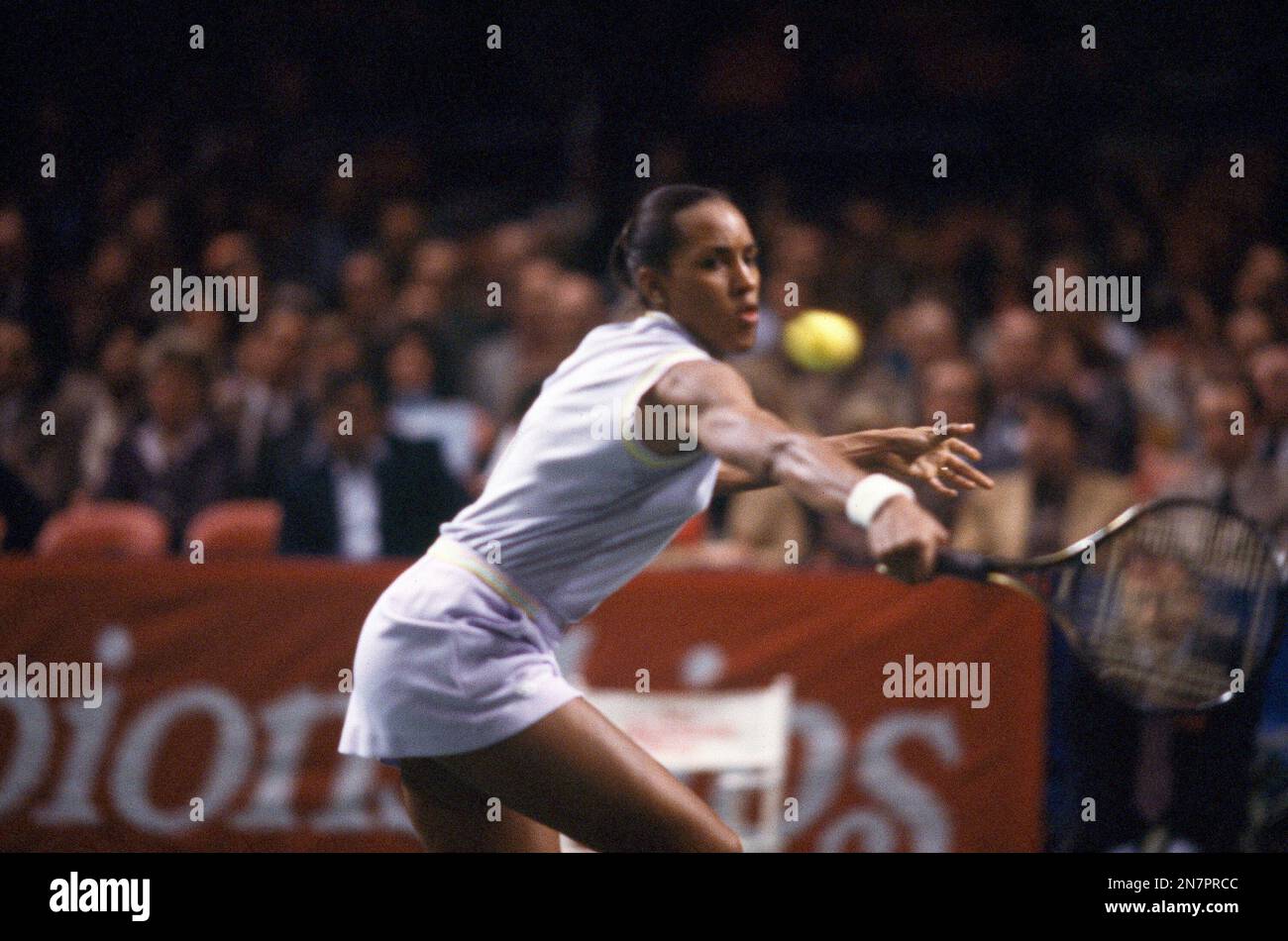 Leslie Allen is shown in action during the Avon Championships at New ...