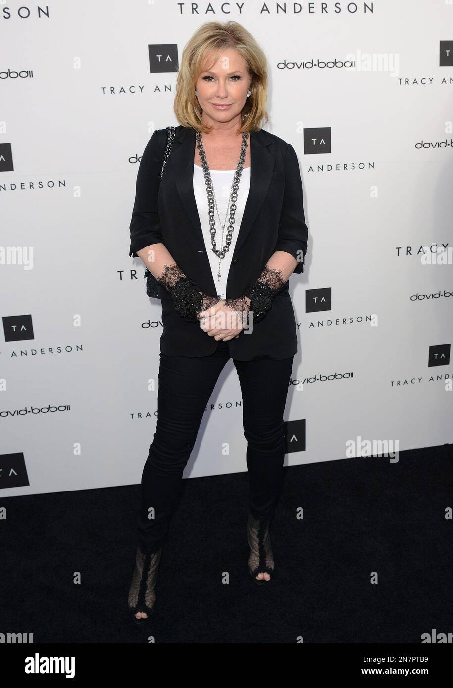 Kathy Hilton arrives at the opening of the Tracy Anderson flagship ...