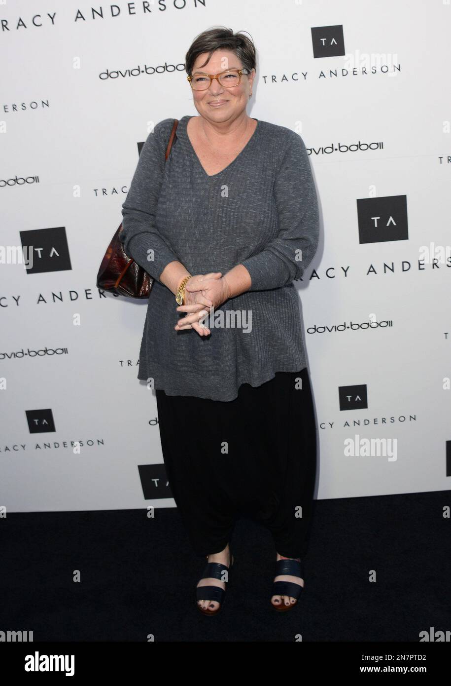 Mindy Cohn arrives at the opening of the Tracy Anderson flagship studio ...