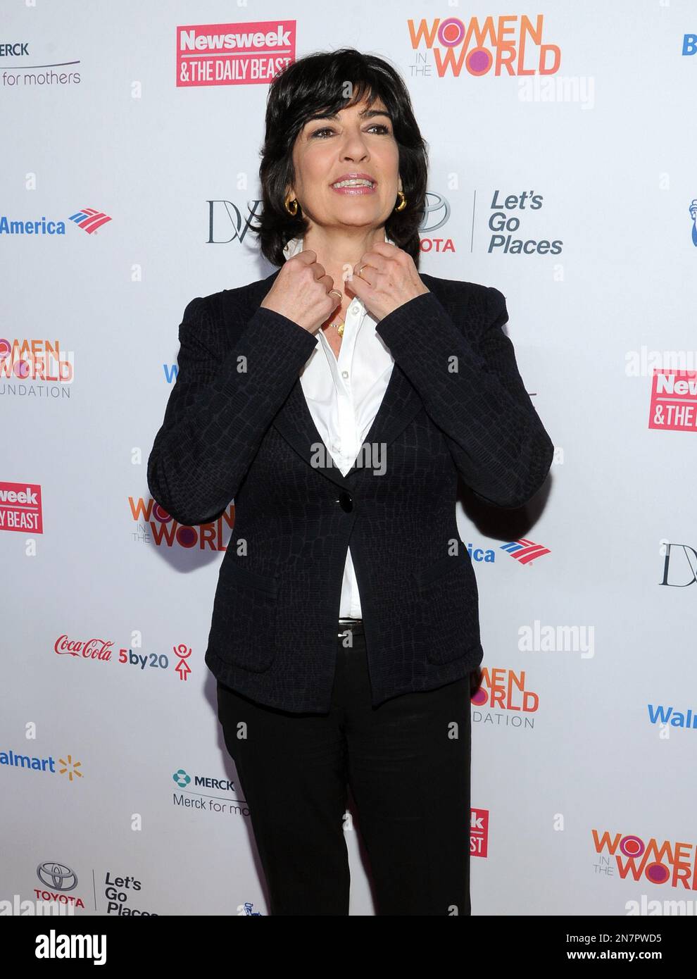 CNN news correspondent Christiane Amanpour attends the 4th Annual Women ...