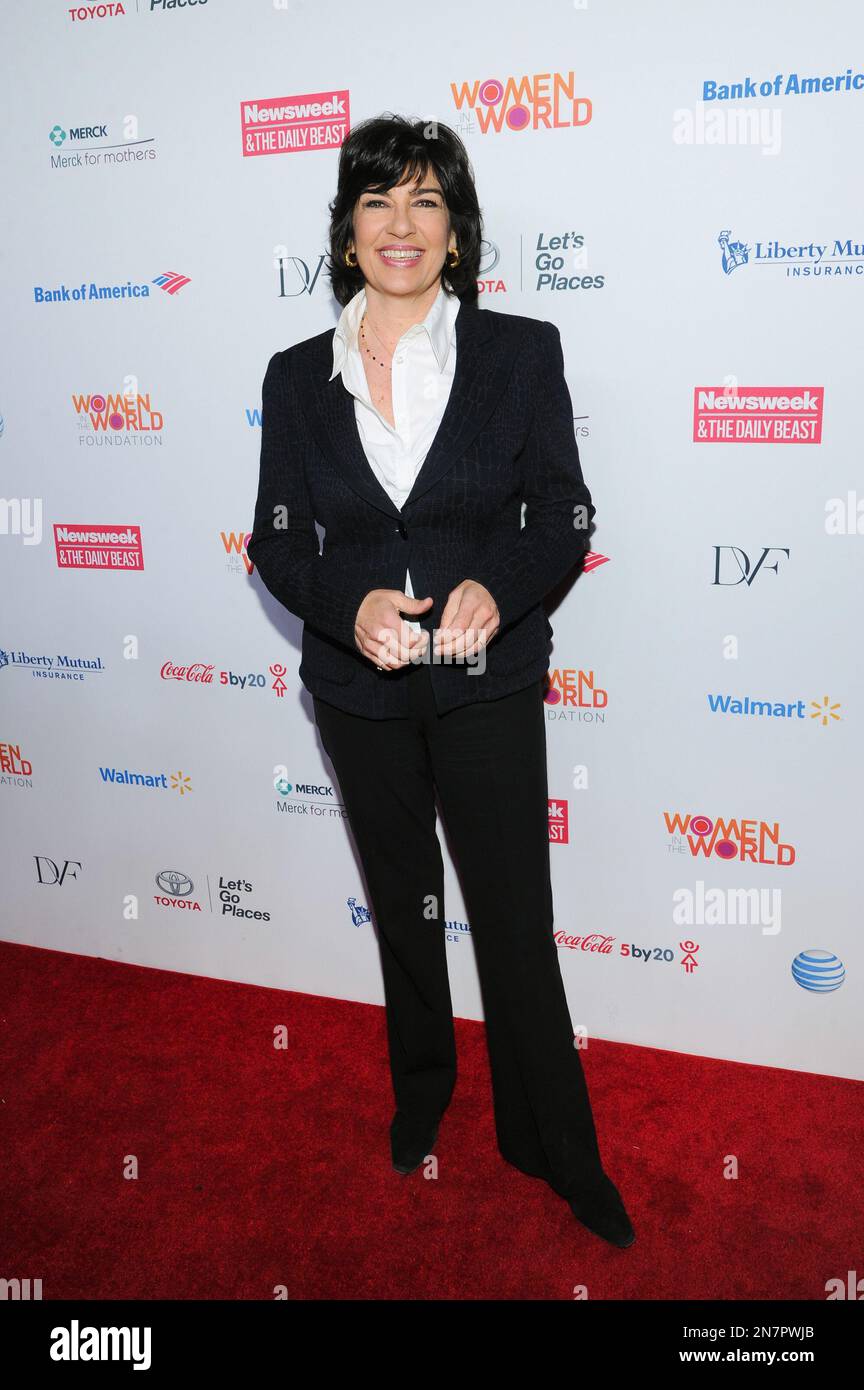 CNN news correspondent Christiane Amanpour attends the 4th Annual Women ...
