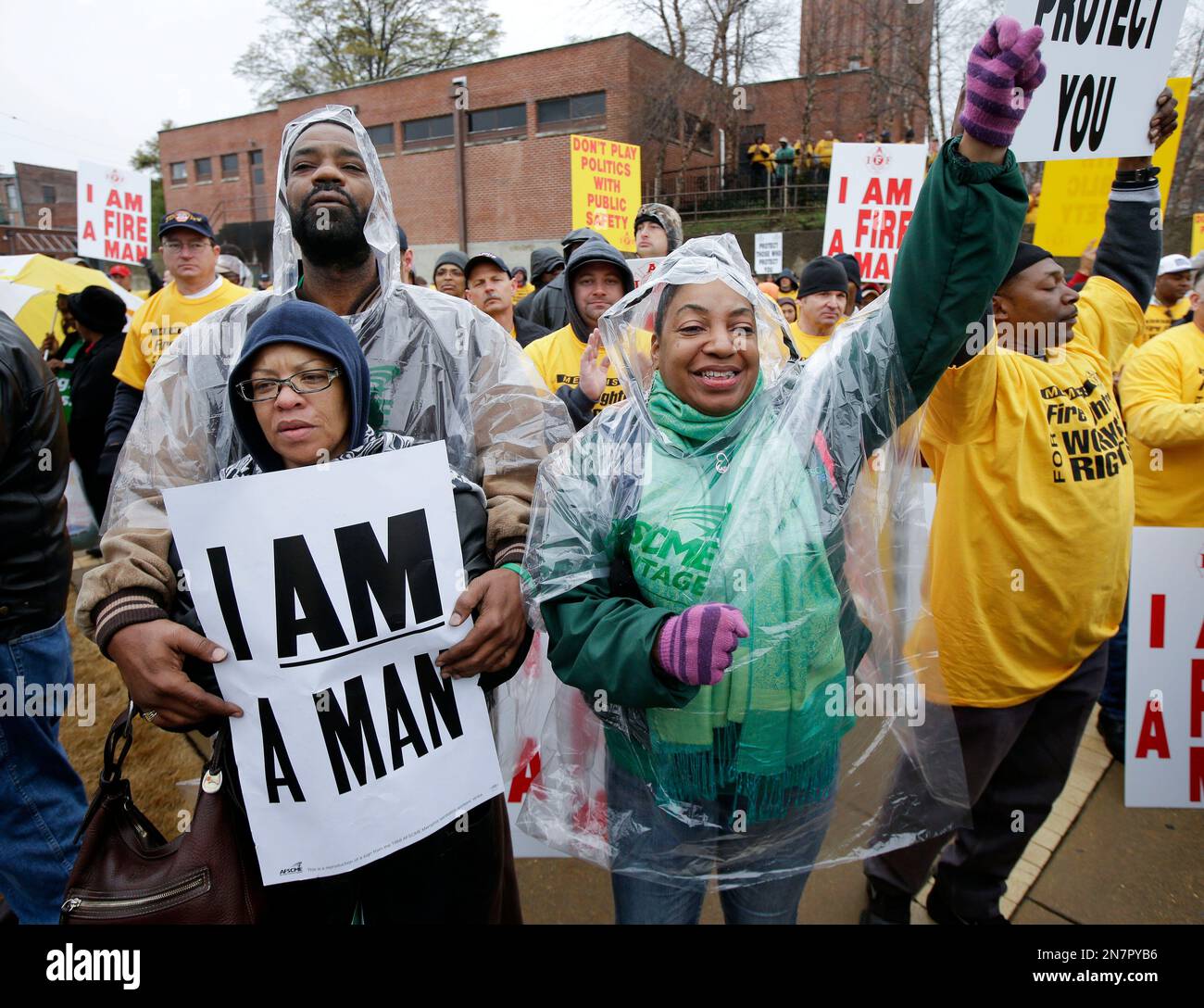Byron Ross and his wife, Sonja Ross, left, of Houston, listen to a ...
