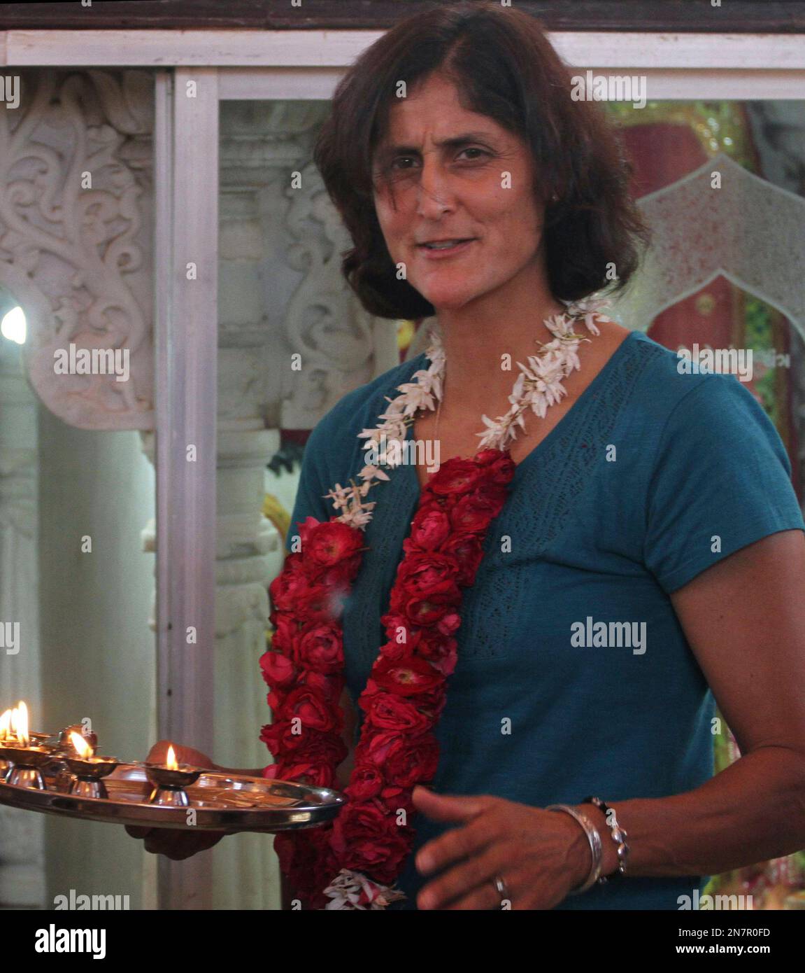 American astronaut of Indian origin, Sunita Williams, performs rituals ...