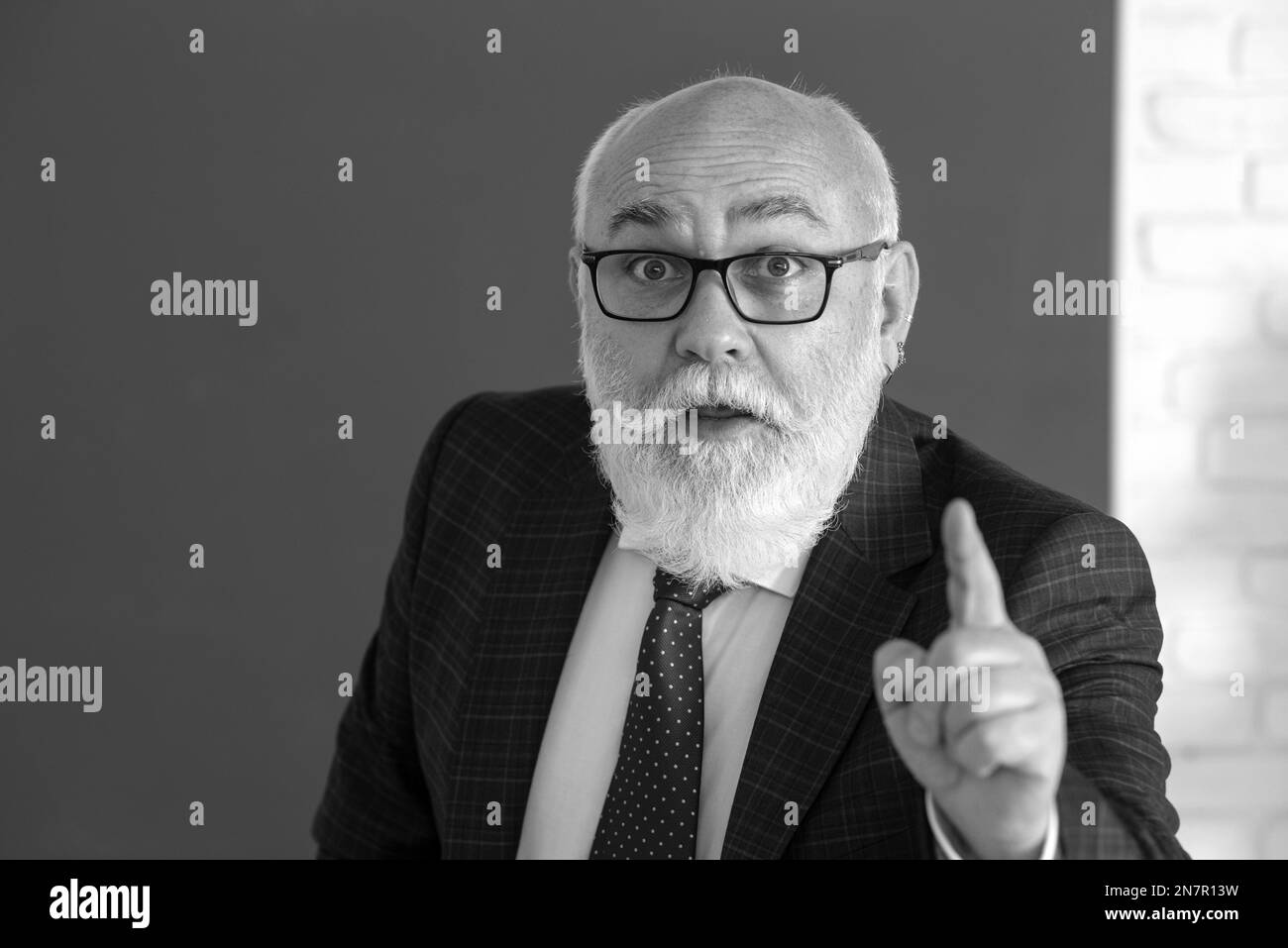Professor. Elderly School teacher or college and university lecture ...