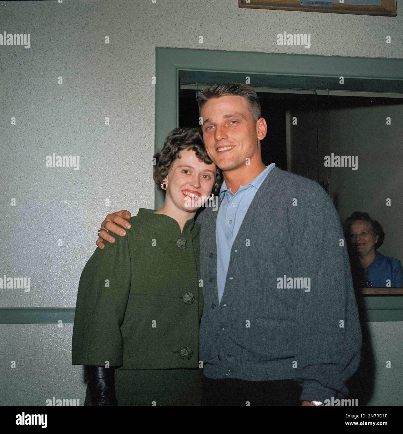New York Yankees outfielder Roger Maris with wife Patricia, Sept. 25 ...