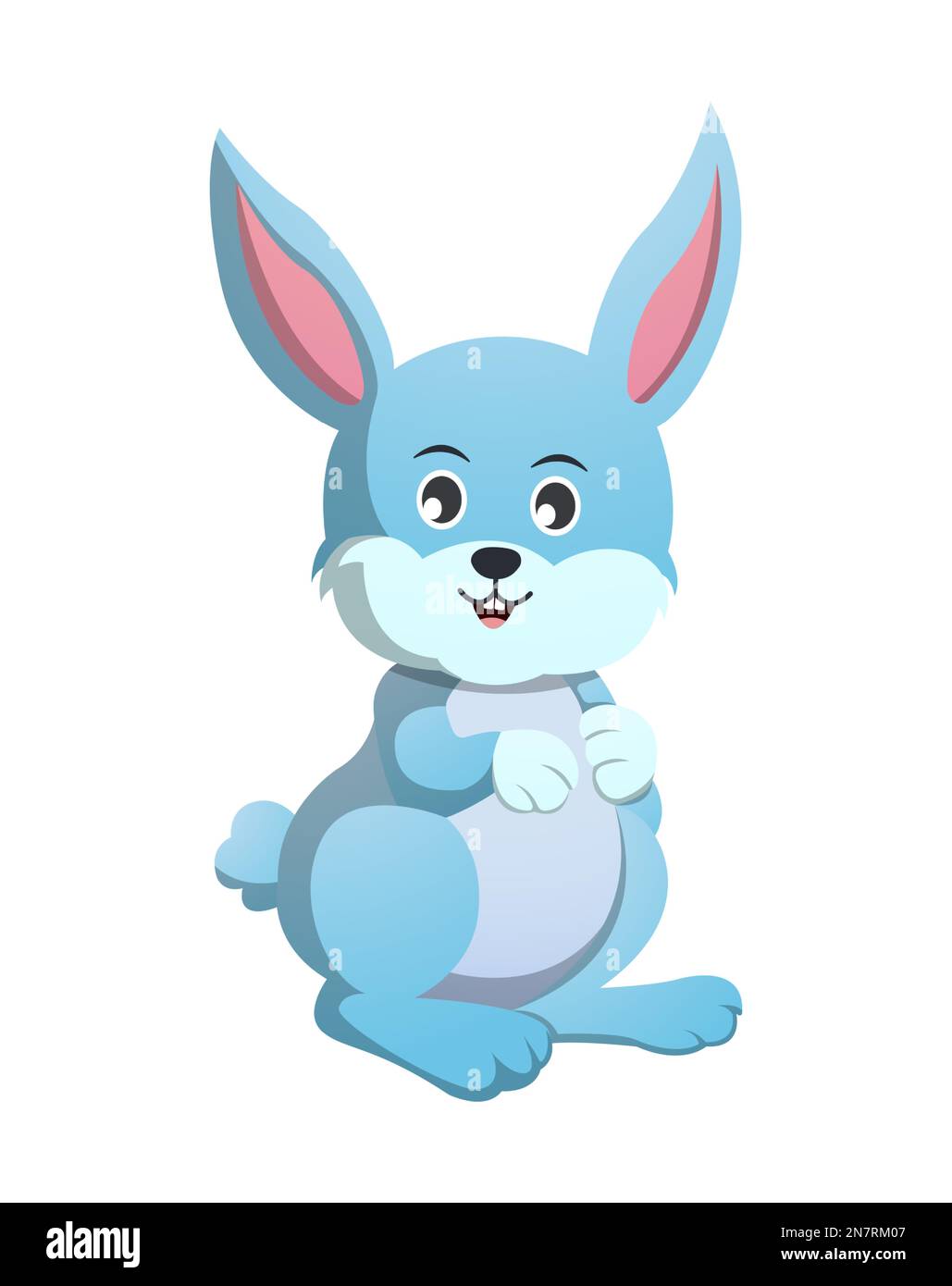 Antarctica rabbit cartoon character . Vector Stock Vector Image & Art ...