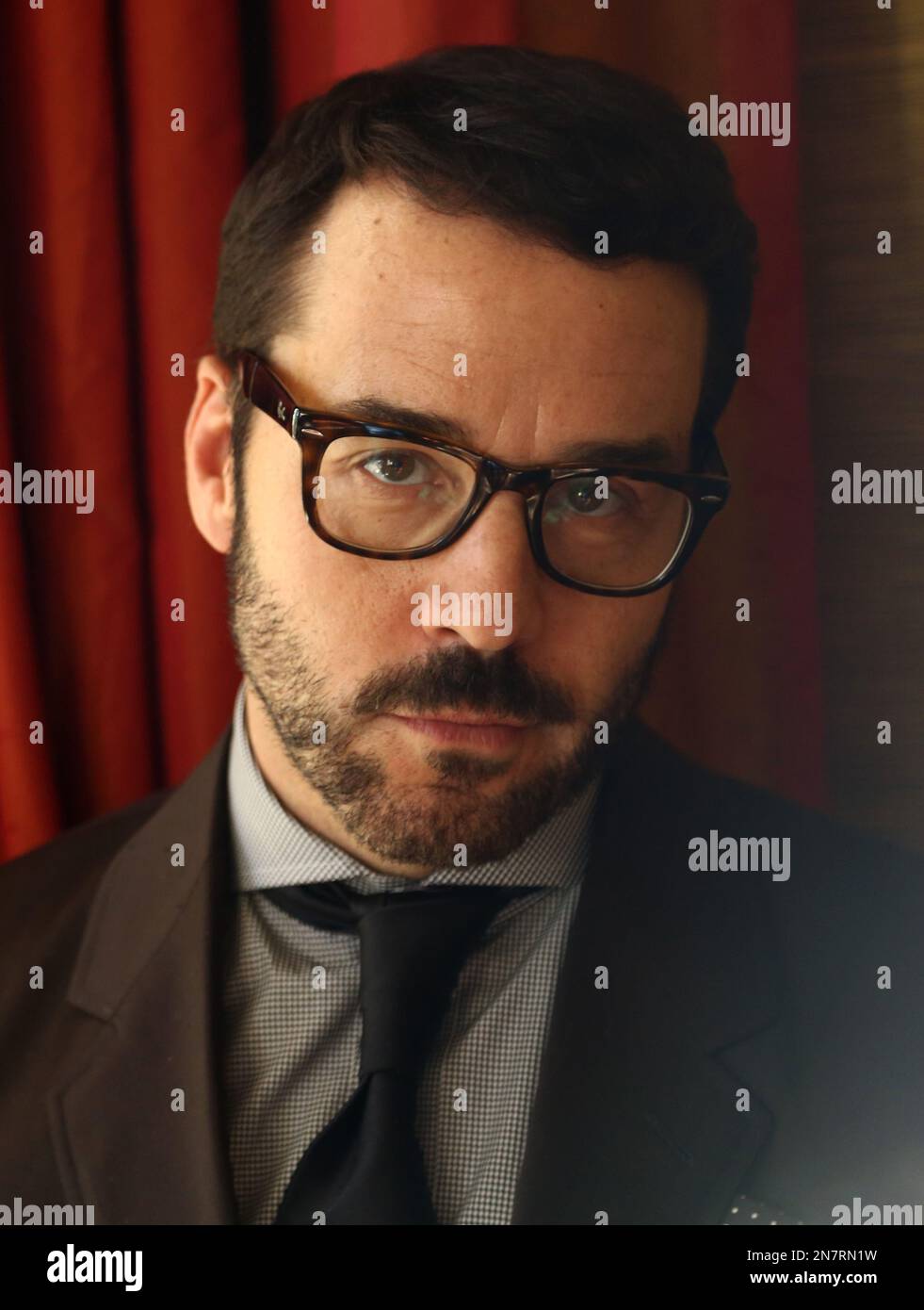 Actor Jeremy Piven, from the television series "Mr. Selfridge", poses ...