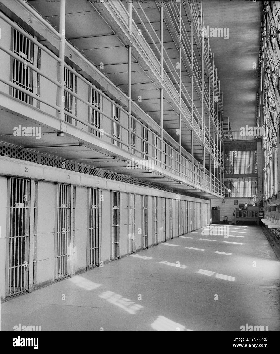 Atlanta Federal prison in Atlanta, Georgia, May 30, 1935 C and D blocks ...