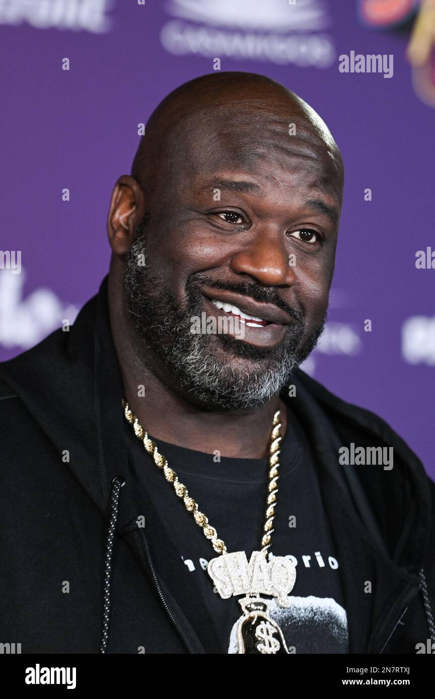 Phoenix, USA. 10th Feb, 2023. Shaquille O'neal walking on the carpet at ...