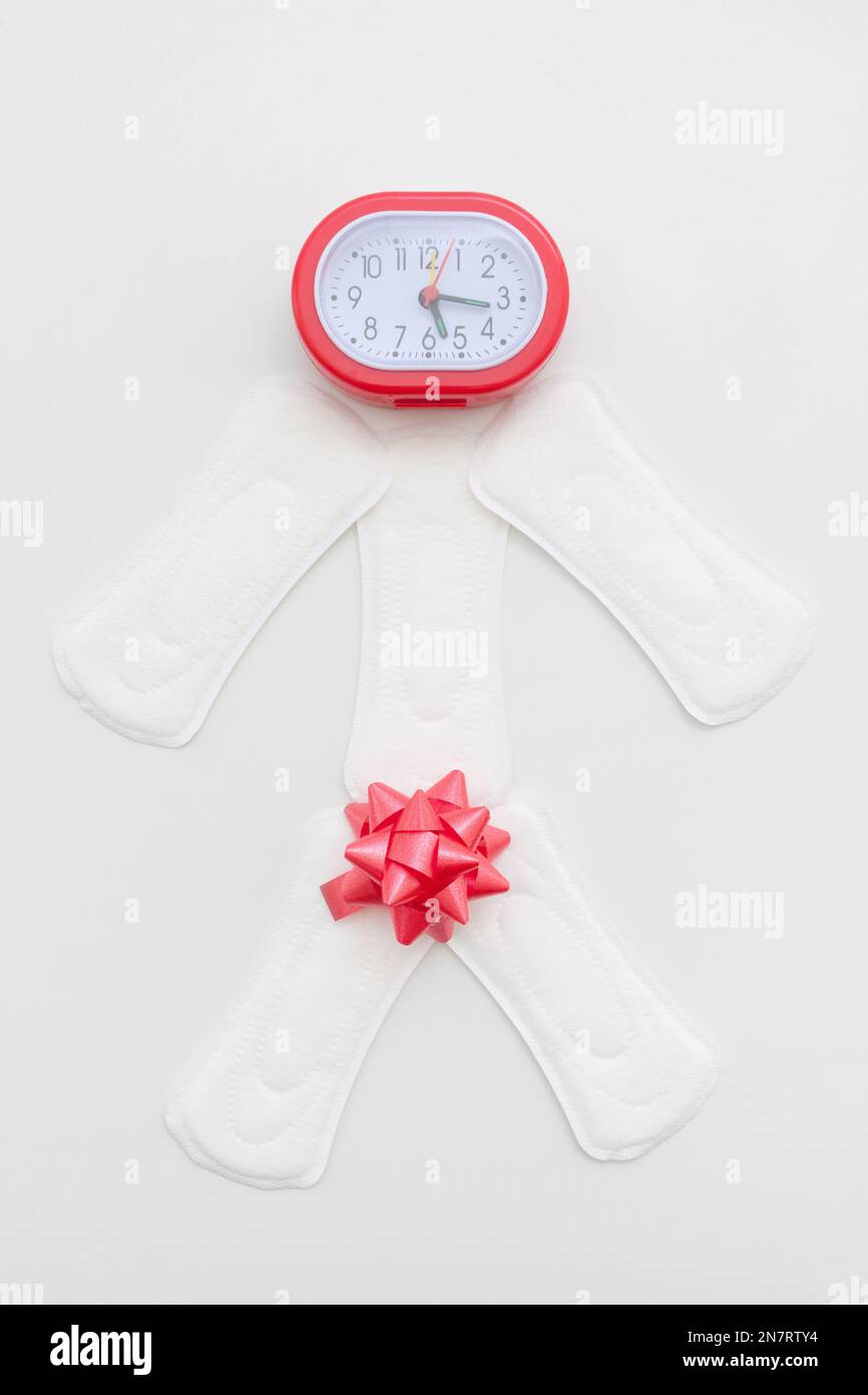 Female period control, woman reproductive health Stock Photo - Alamy