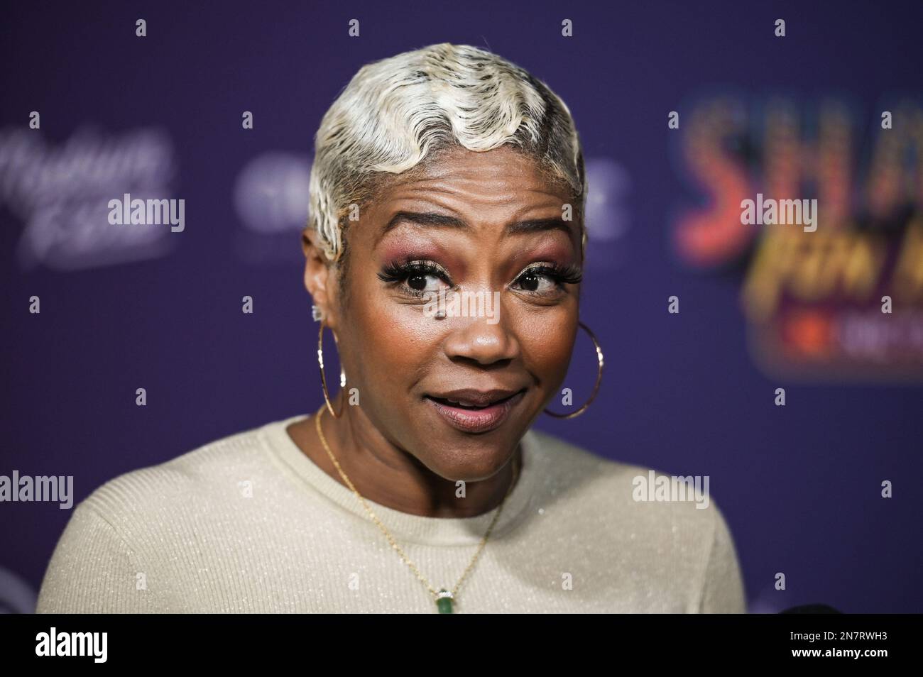 Phoenix, USA. 10th Feb, 2023. Tiffany Haddish walking on the carpet at ...
