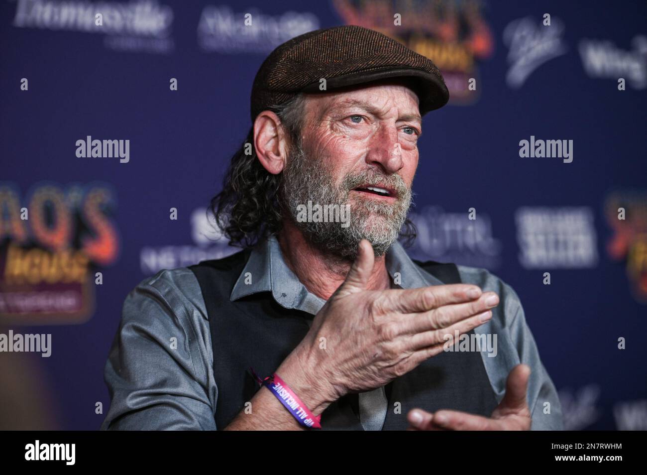 Phoenix, USA. 10th Feb, 2023. Troy Kotsur walking on the carpet at Shaq ...