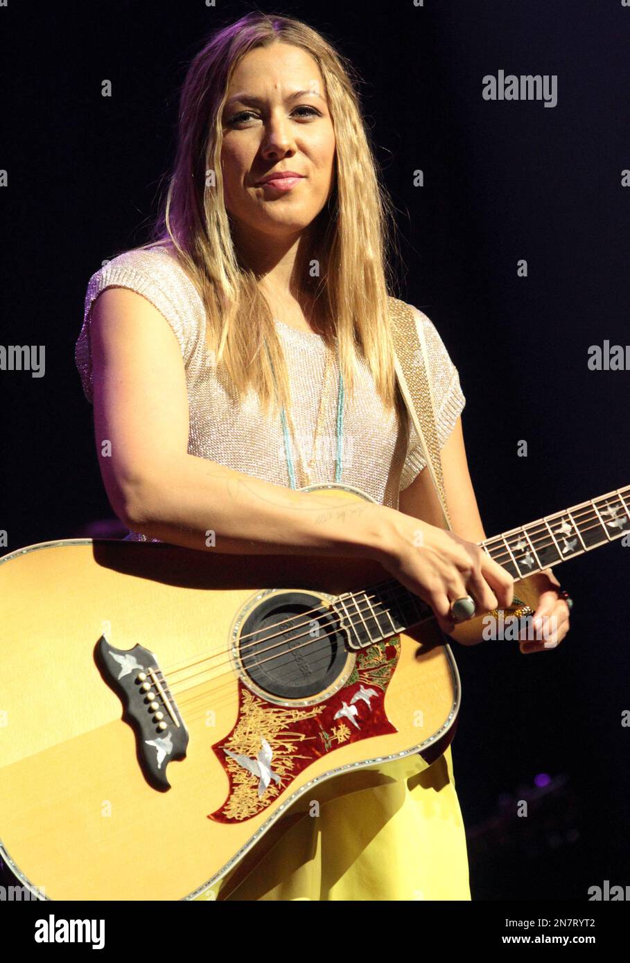 Singer songwriter Colbie Caillat performs onstage at the American Music ...