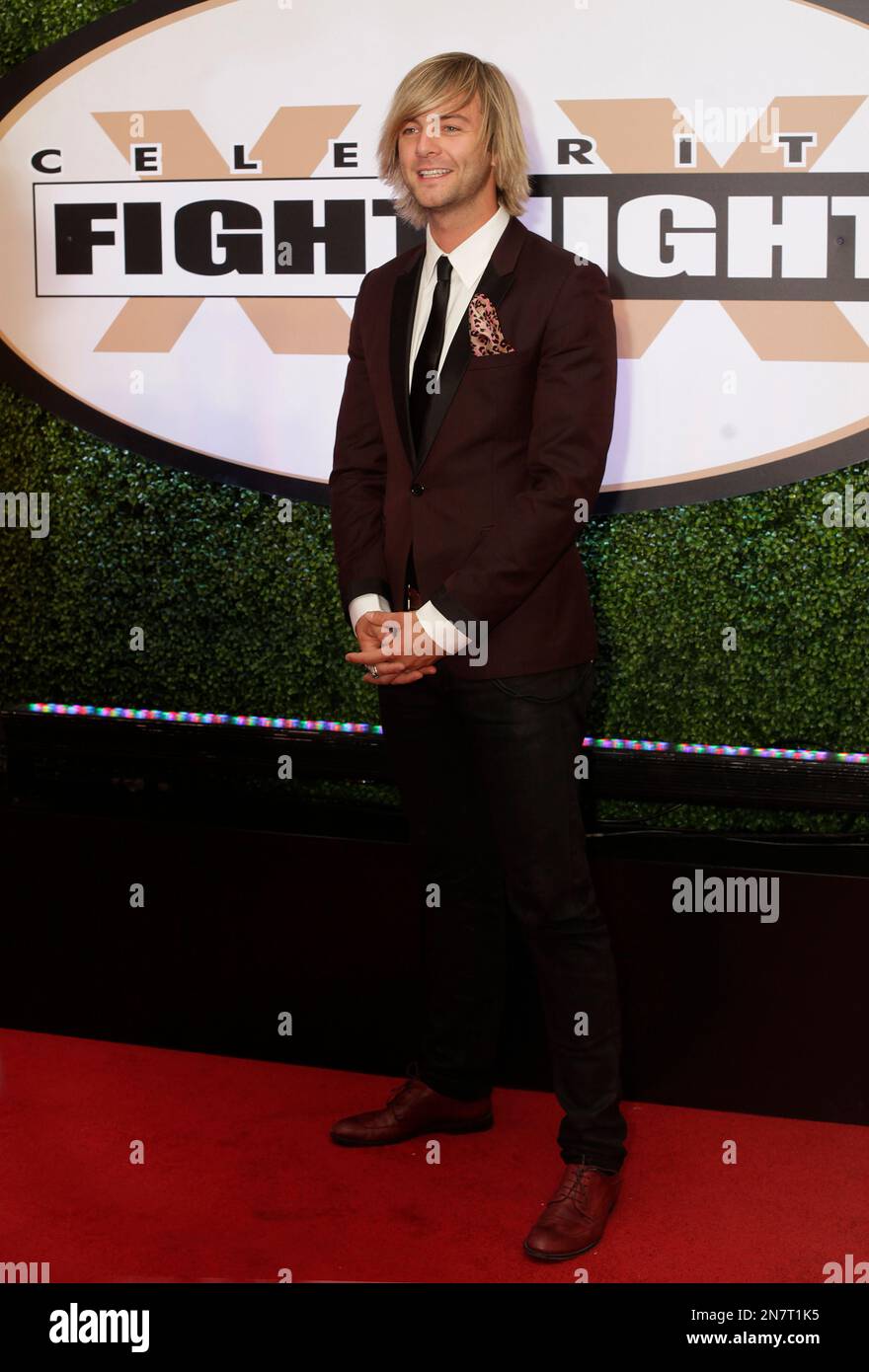 Keith Harkin arrives at Muhammad Ali's Celebrity Fight Night XIX at the ...