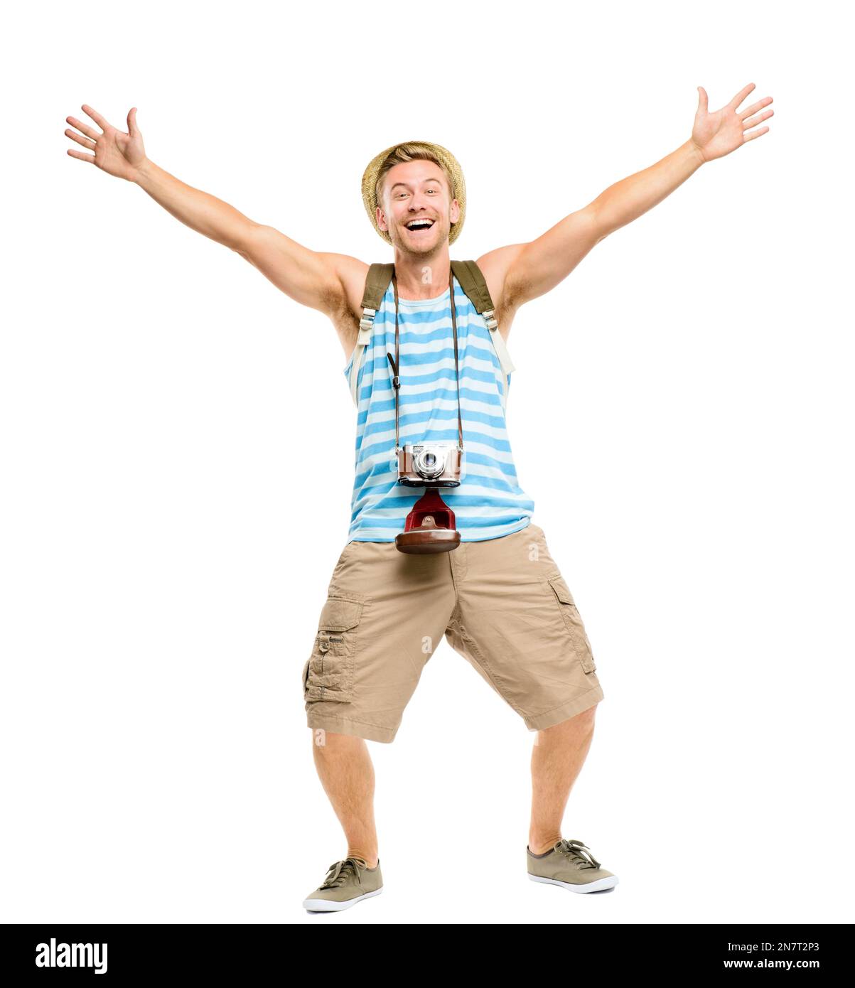 Never be afraid to display your emotions. Full length shot of a ...