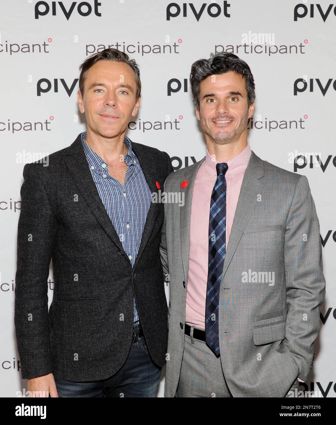 Writer and producer Craig Pearce, left, and pivot network president ...