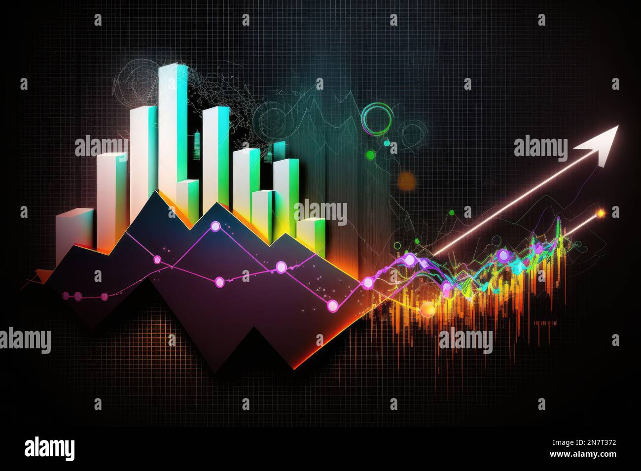 Chart graph vector hi-res stock photography and images - Alamy