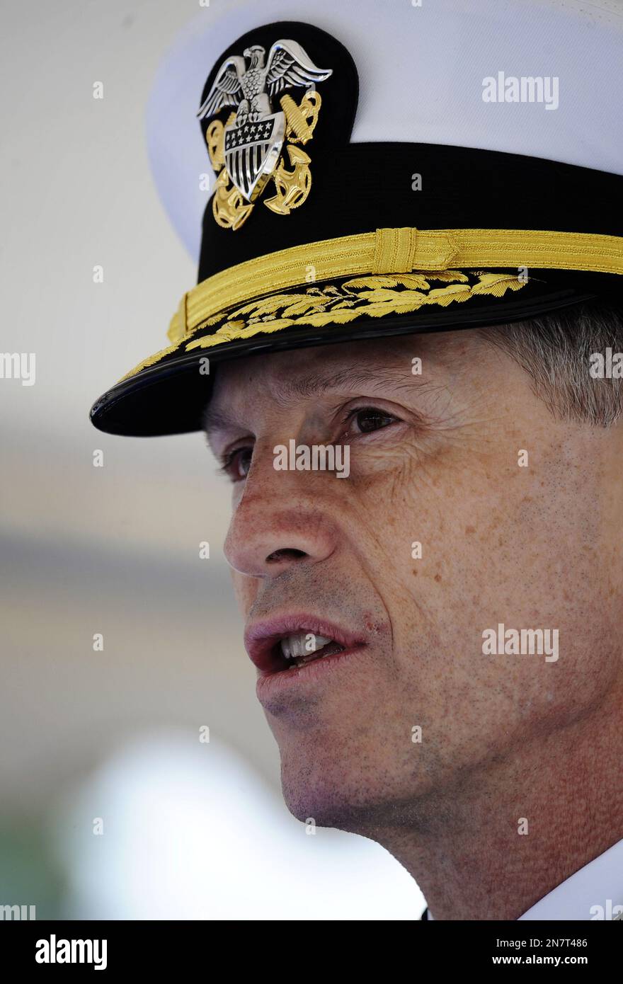 US Admiral Bruce W. Clingan, Commander Allied Joint Force Command ...