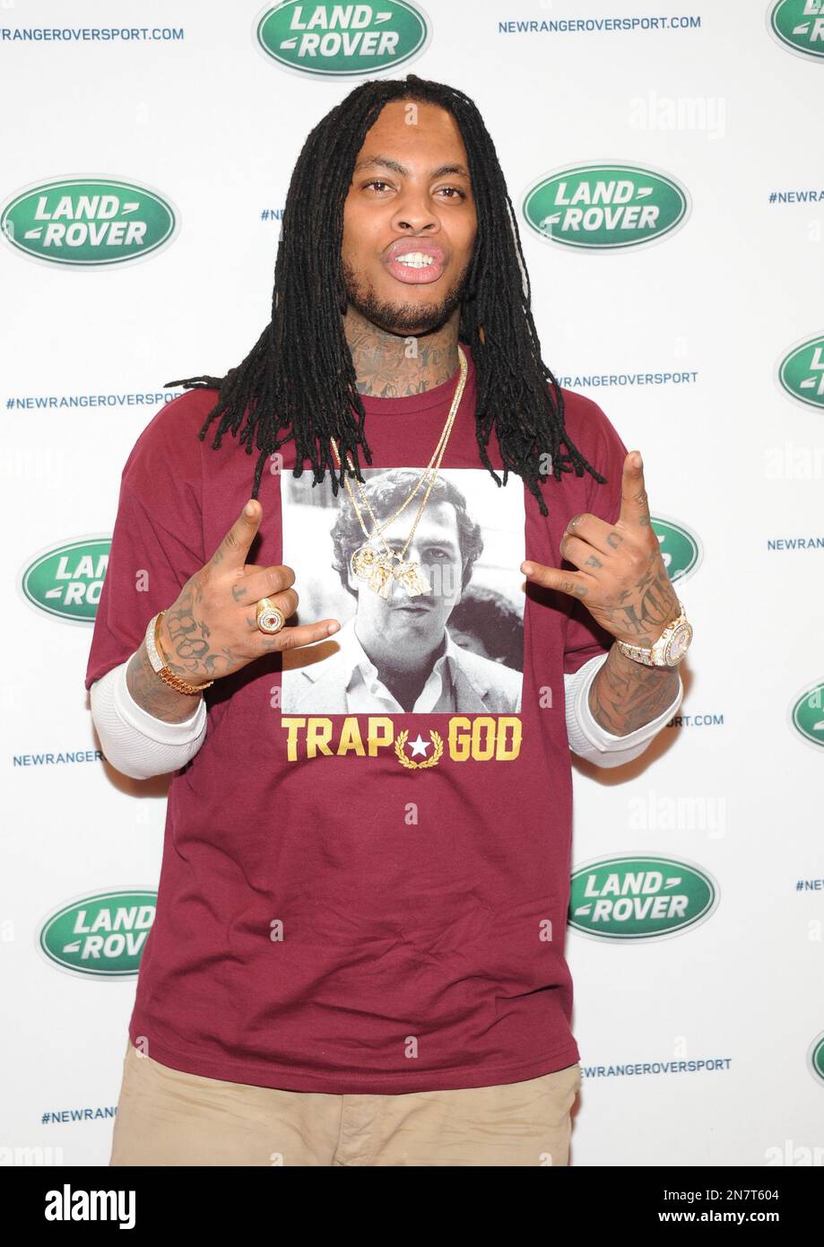 Rapper Waka Flocka attends the Range Rover Sport unveiling celebration ...
