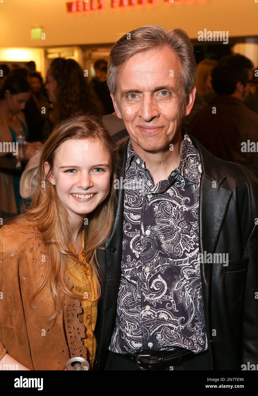 From left, cast members Brighid Fleming and Robert Joy pose during the ...