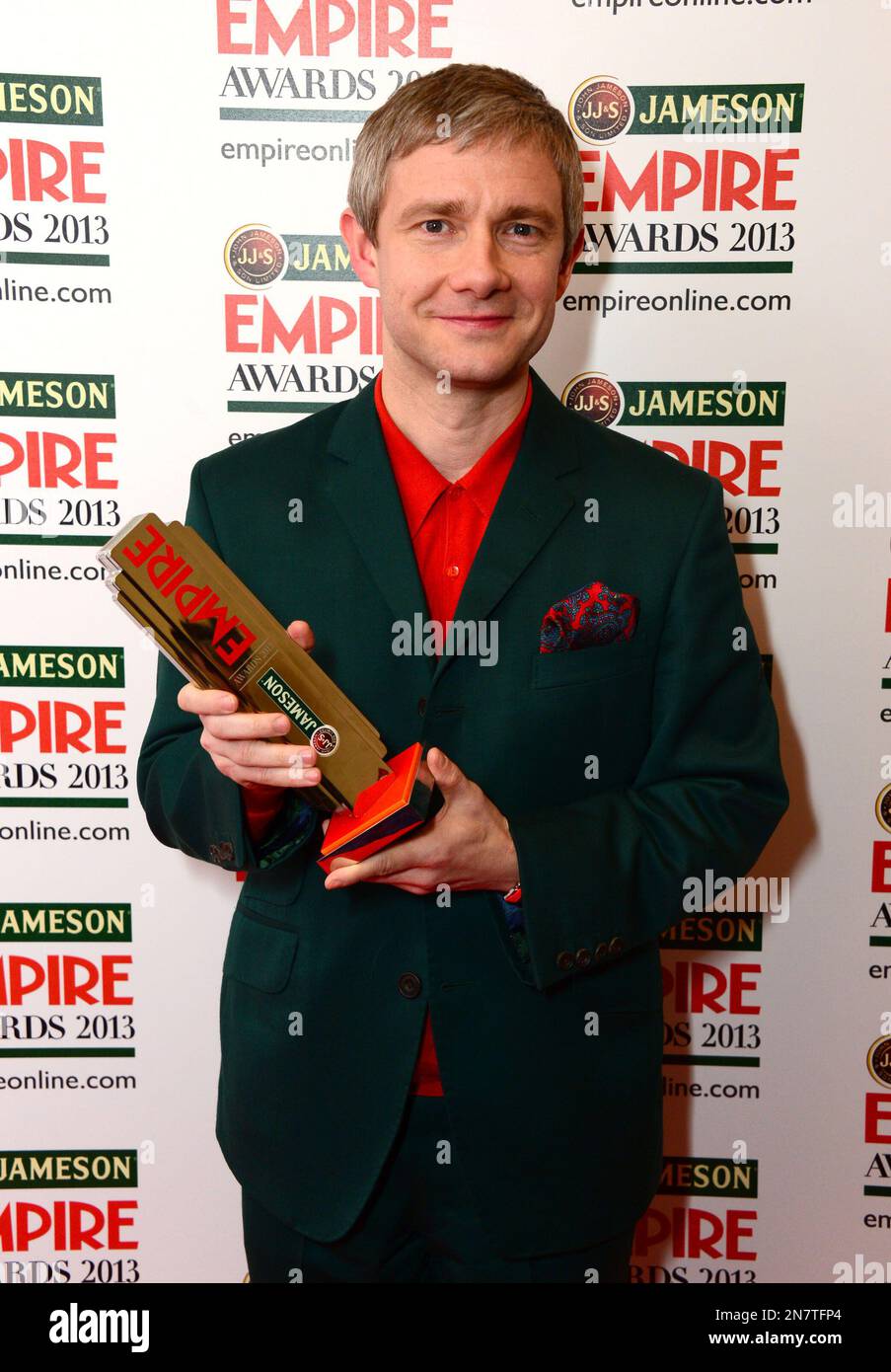 Martin Freeman, winner of the Jameson Best Actor Award seen at the ...