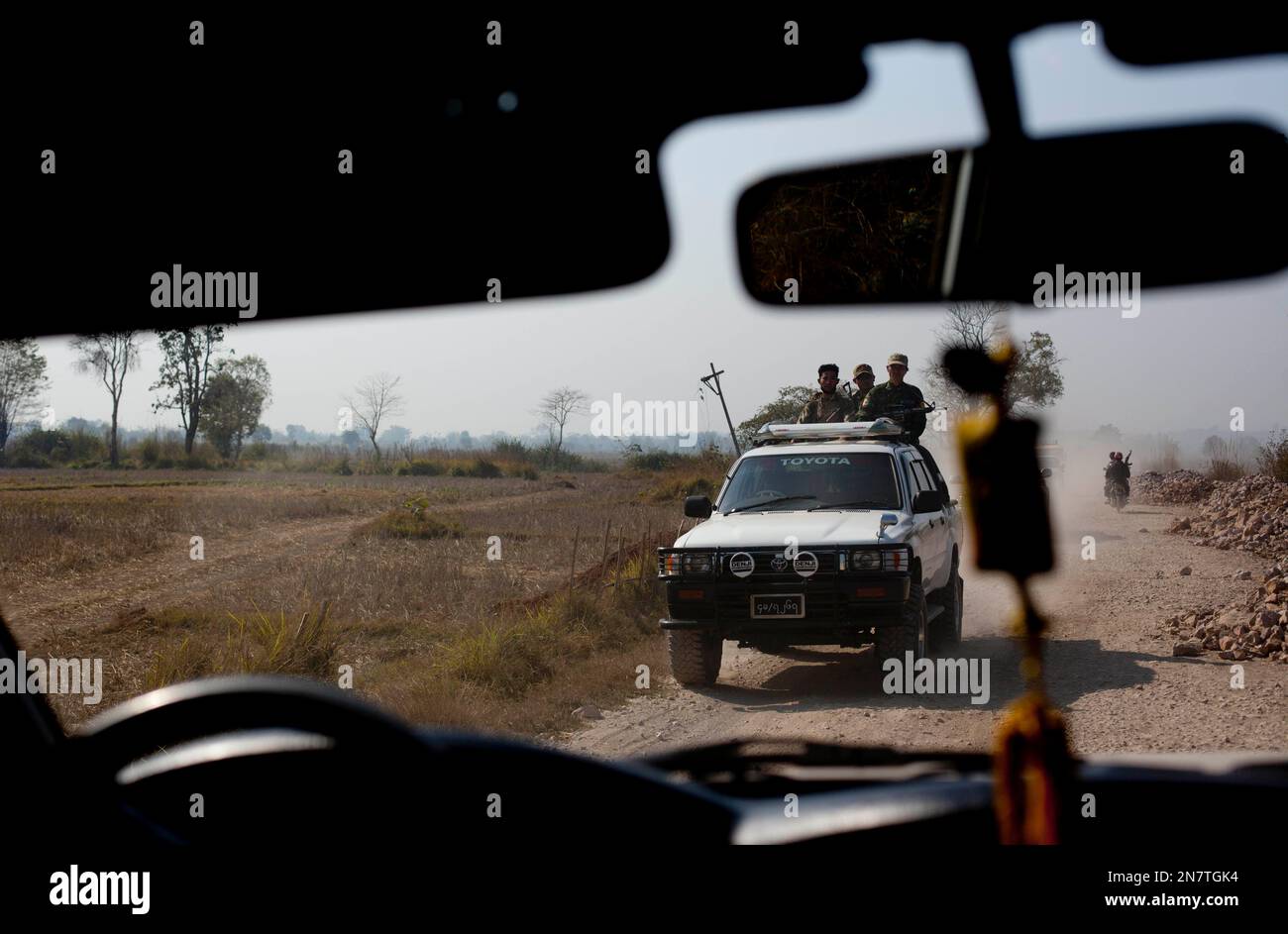 In this Feb 20, 2013 photo, members of the Southern Shan militia group ...