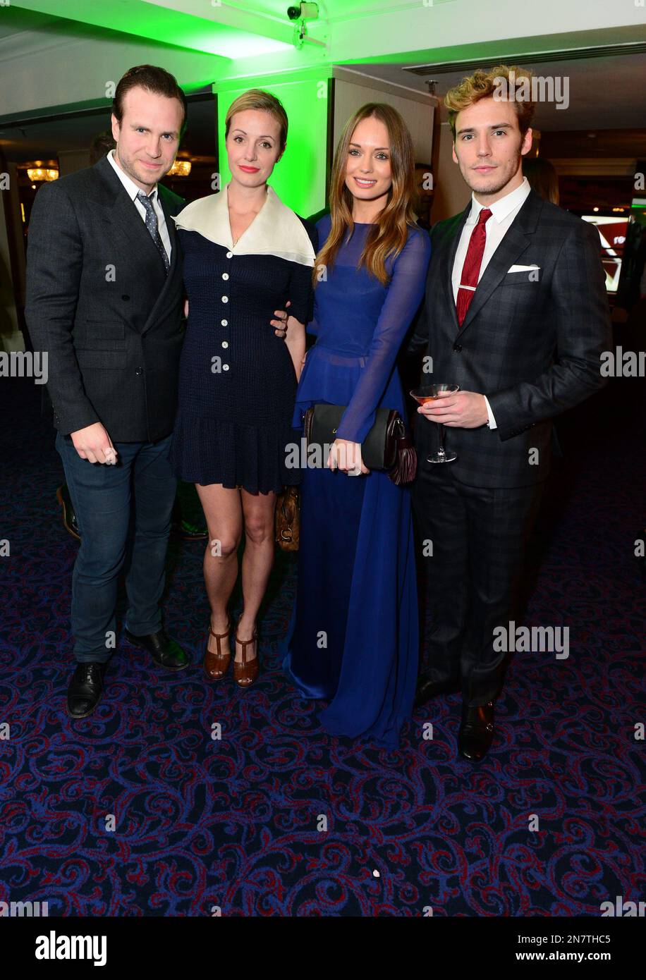 Rafe Spall, Eloise Du Toit, Laura Haddock and Sam Claflin arrive at the ...