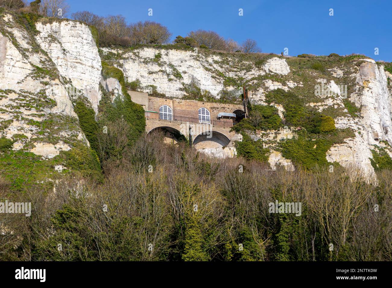 Windows in white cliffs of dover hi-res stock photography and images ...