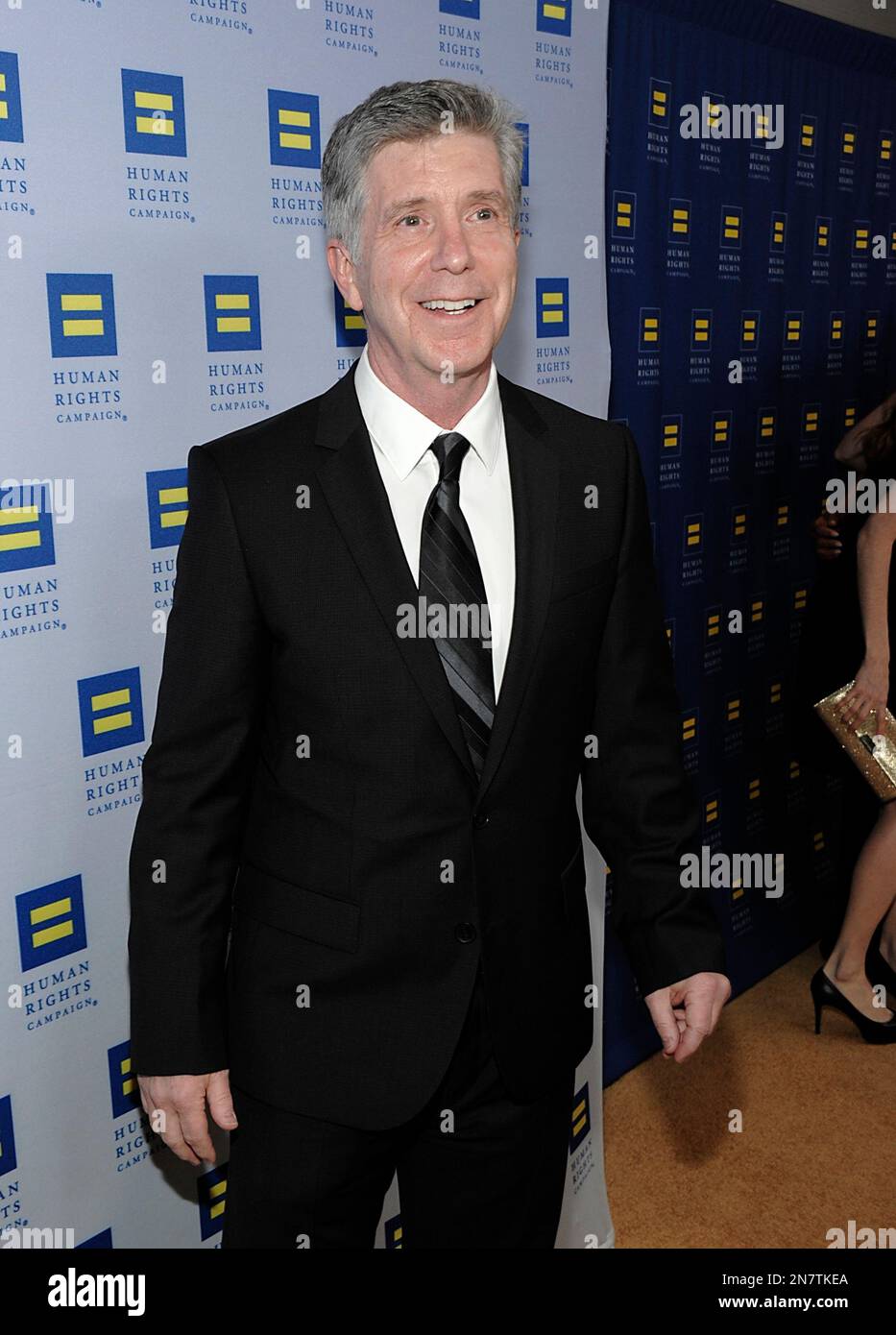 Television personality Tom Bergeron arrives at the Human Rights ...