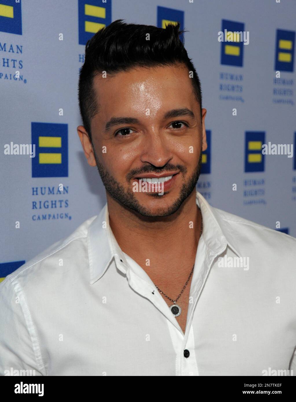 Television personality Jai Rodriguez arrives at the Human Rights ...