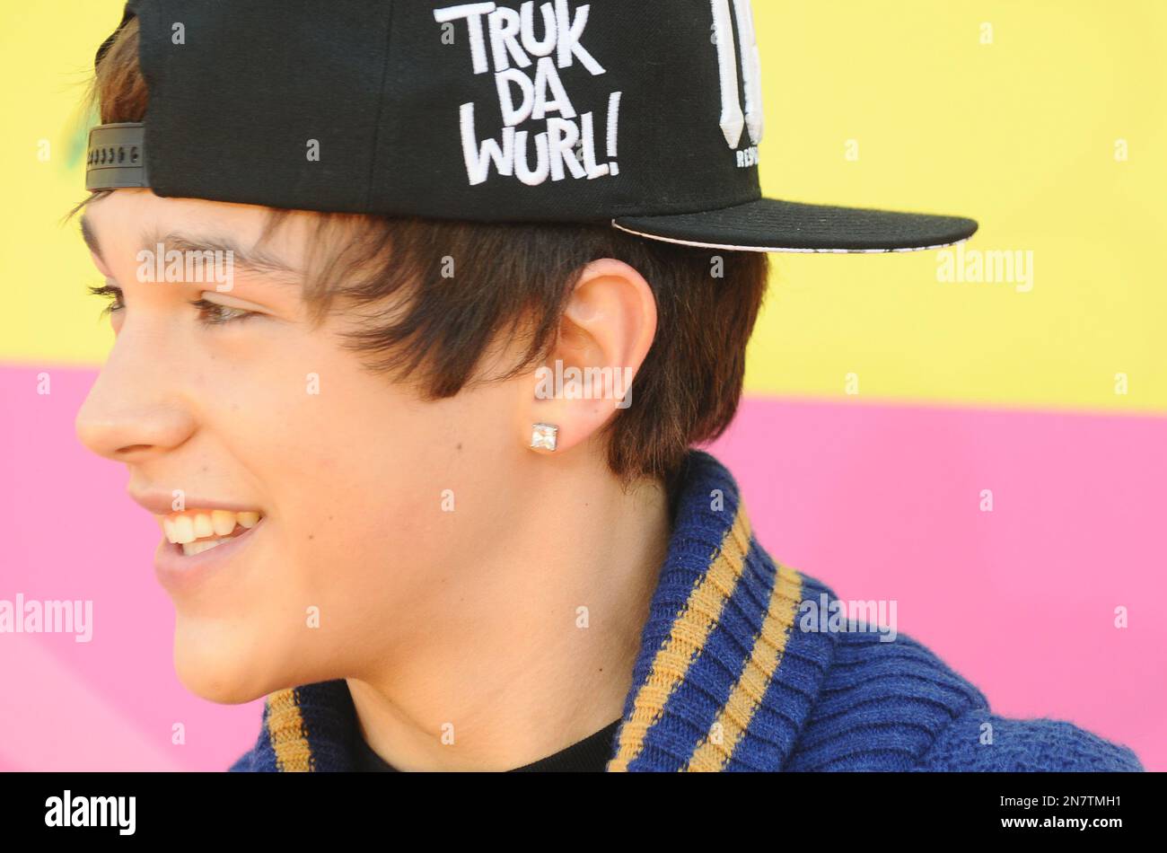 Actor Austin Mahone arrives at the 26th annual Nickelodeon's Kids ...