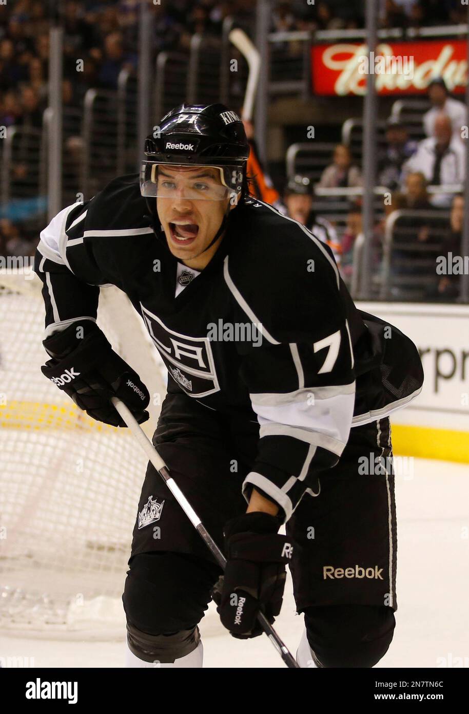 Los Angeles Kings' Jordan Nolan during the second period of an NHL ...