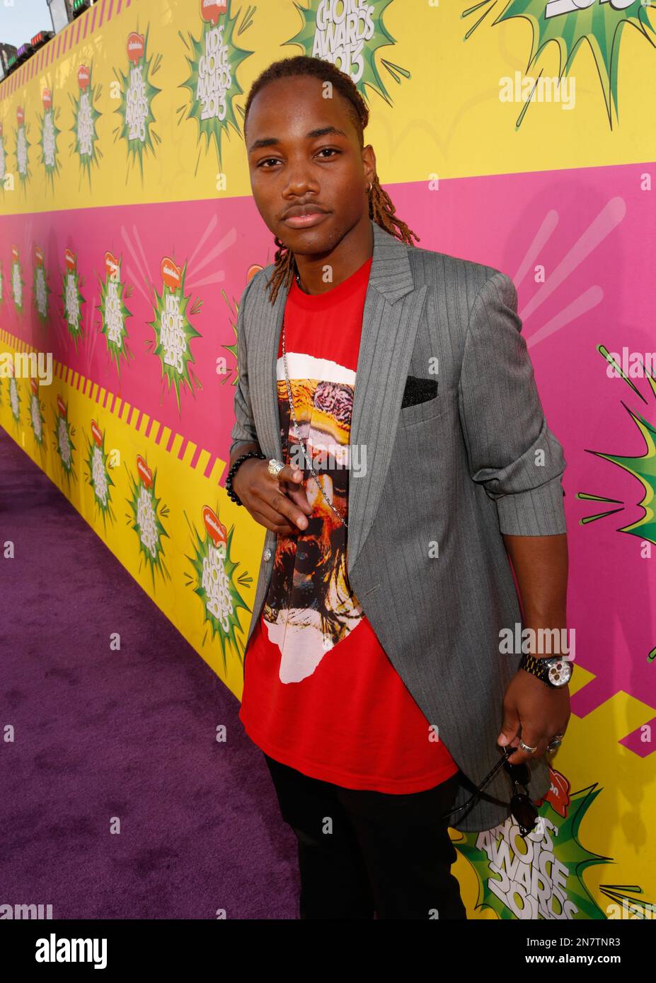 Actor Leon Thomas III arrives at the 26th annual Nickelodeon's Kids ...