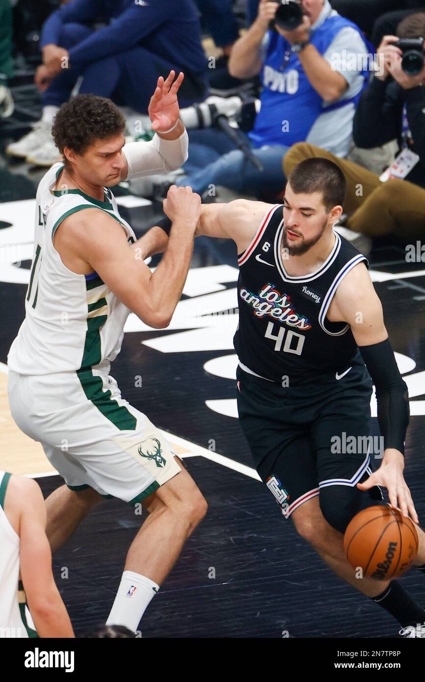 Los Angeles, USA. 10th Feb, 2023. Los Angeles Clippers center Ivica ...
