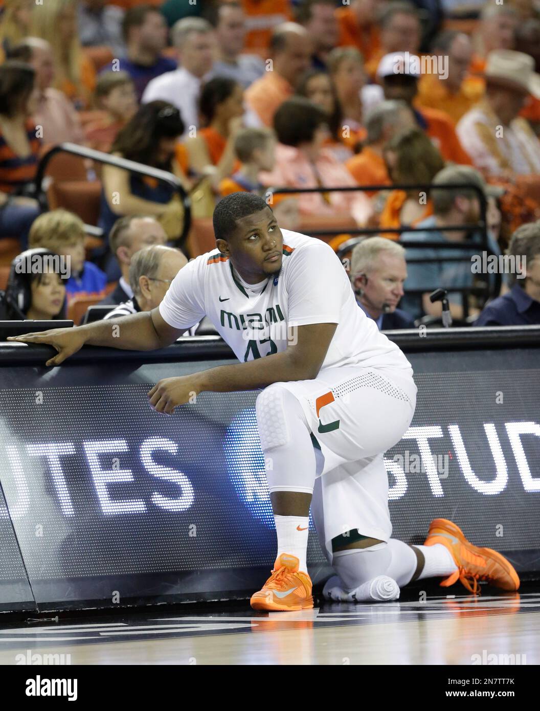 Miami's Reggie Johnson during the second half of a second-round game of ...