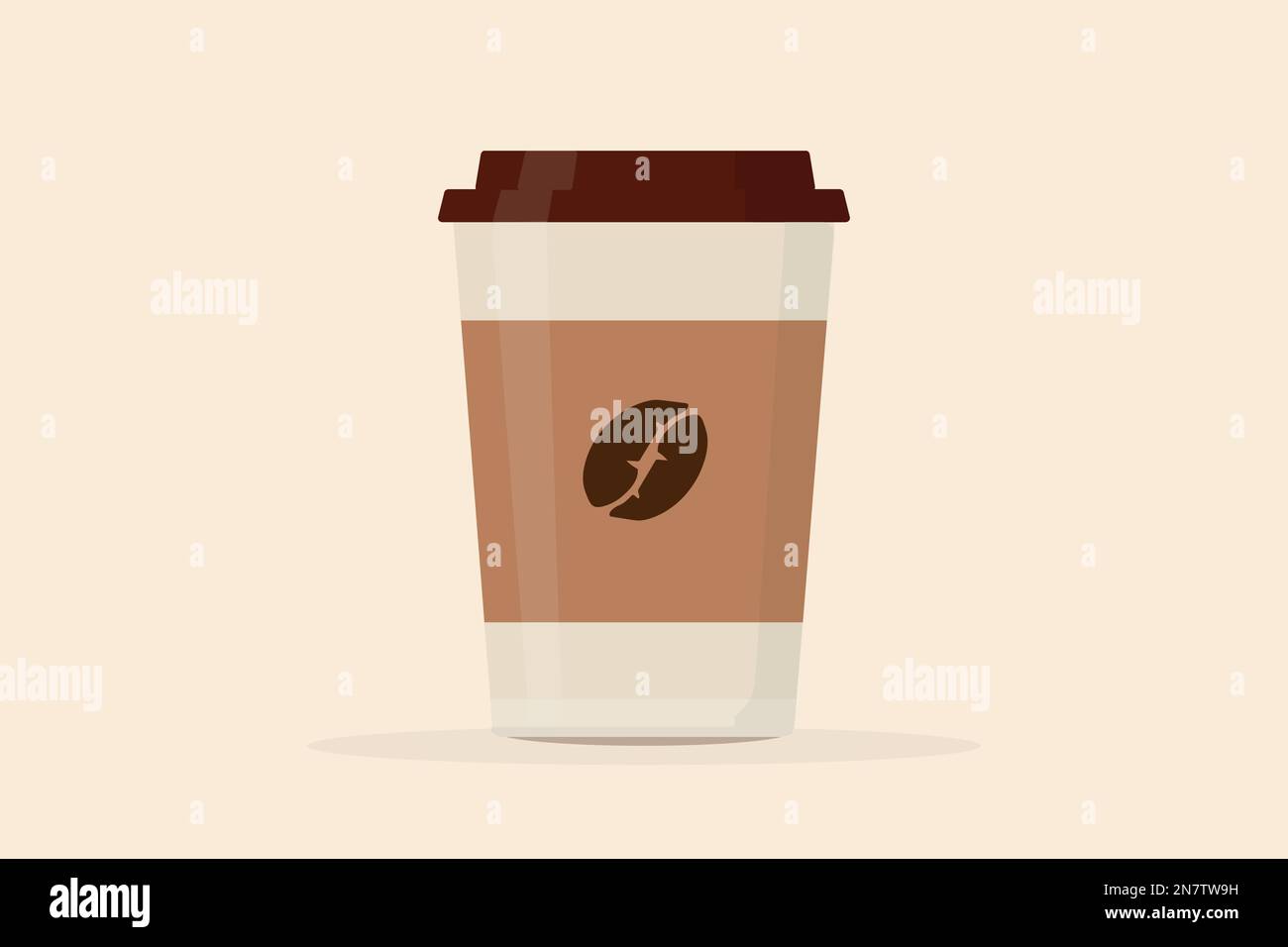 Paper food container cup Stock Vector Images - Alamy