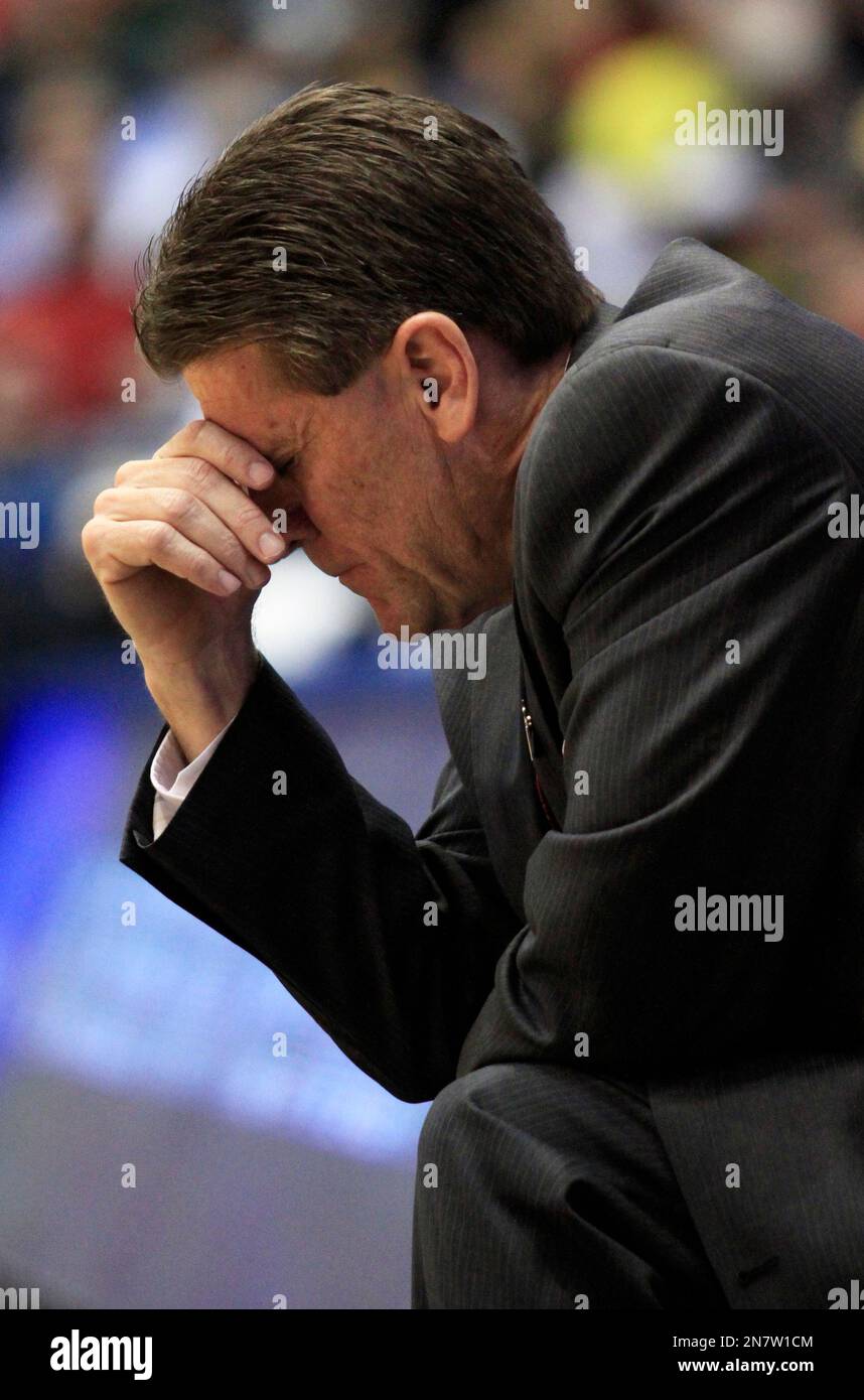 Liberty head coach Dale Layer in action during a first round NCAA ...