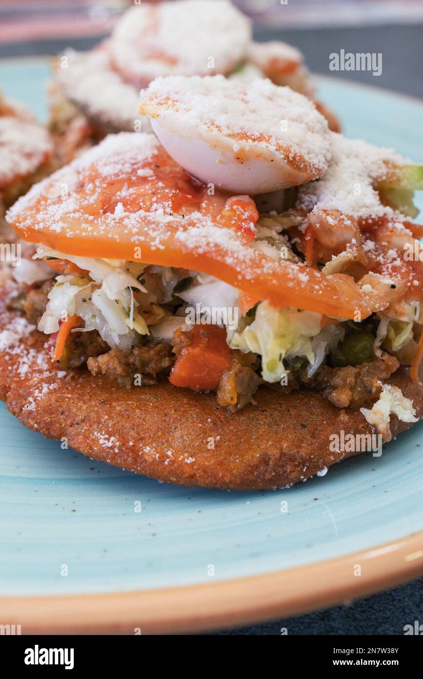 Enchiladas salvadoran hi-res stock photography and images - Alamy