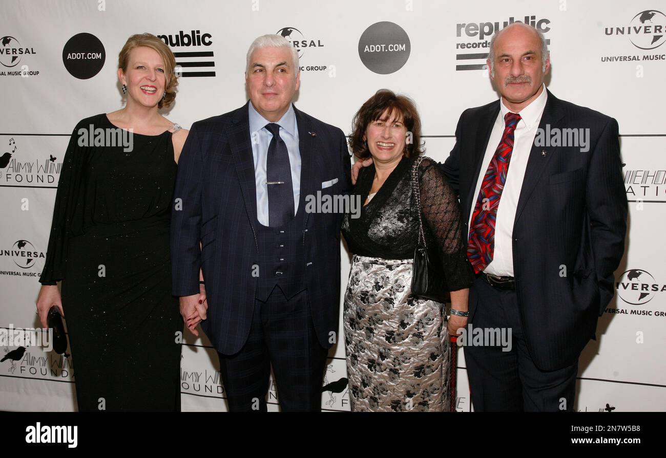 From left, Jane Winehouse, Mitch Winehouse, Janis Winehouse and Richard ...