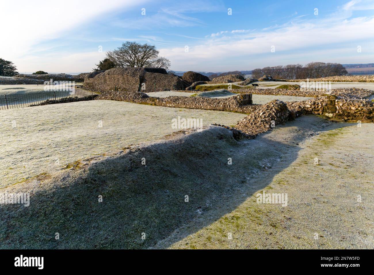 Old Sarum castle, Salisbury, Wiltshire, England, UK Stock Photo - Alamy
