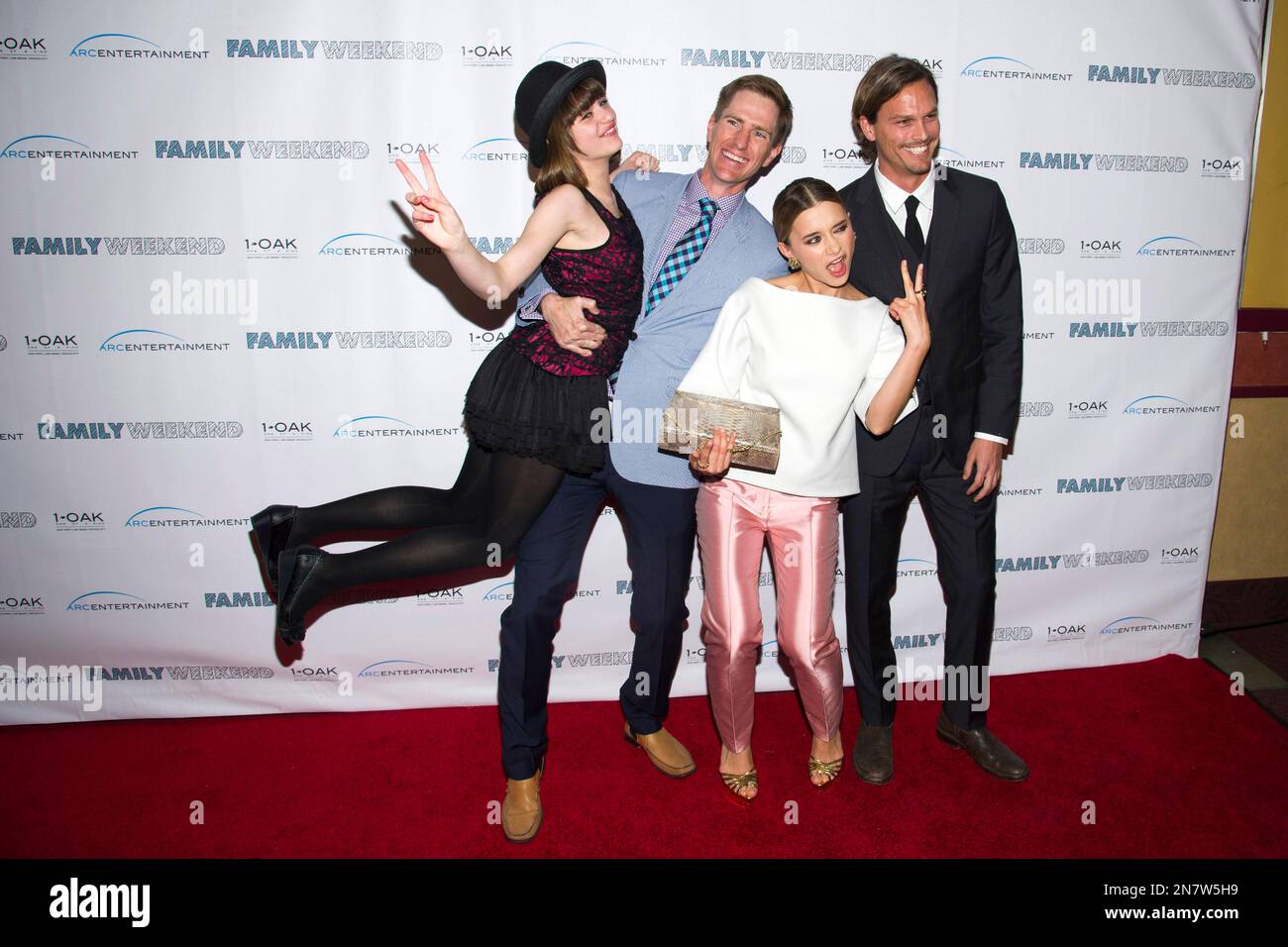 Joey King, left, Benjamin Epps, Olesya Rulin and Andrew Gray McDonnell ...