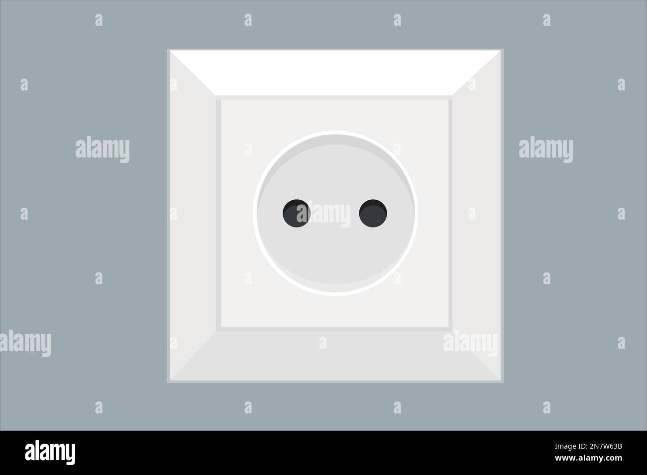 Domestic electricity power socket Stock Vector Images - Alamy
