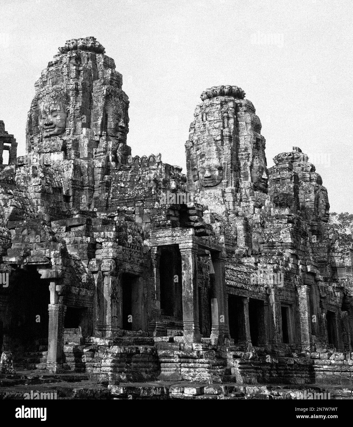 FILE - Faces of the Hindu god Brahman look out from towers at a temple ...