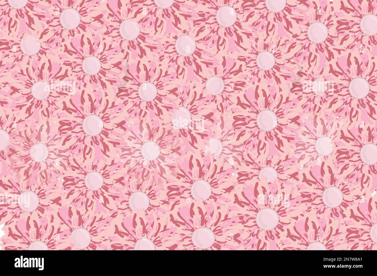 beautiful pink flowers on spring background pattern for fabric texture ...