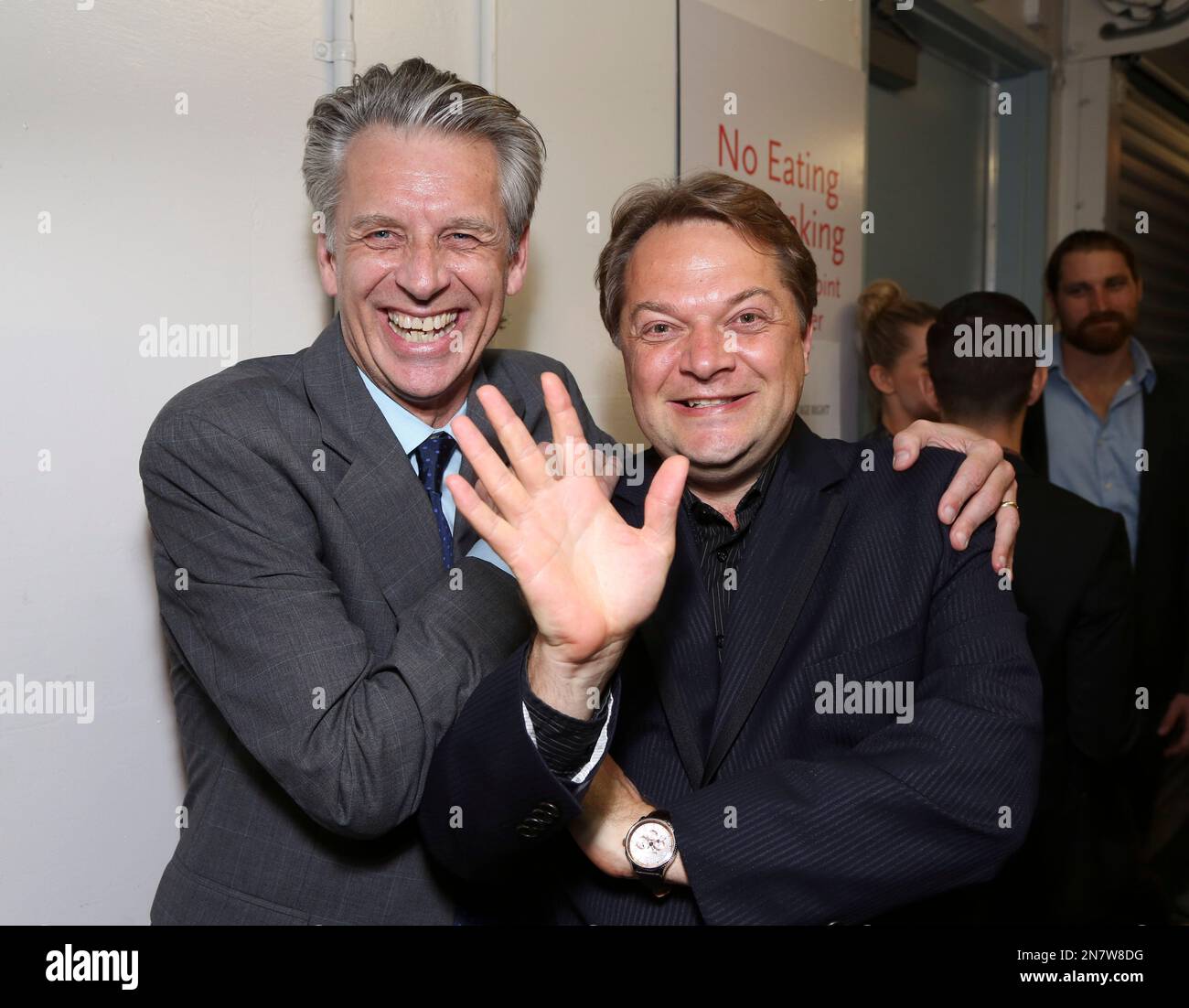 From left, CTG Artistic Director Michael Ritchie and Playwright Peter ...