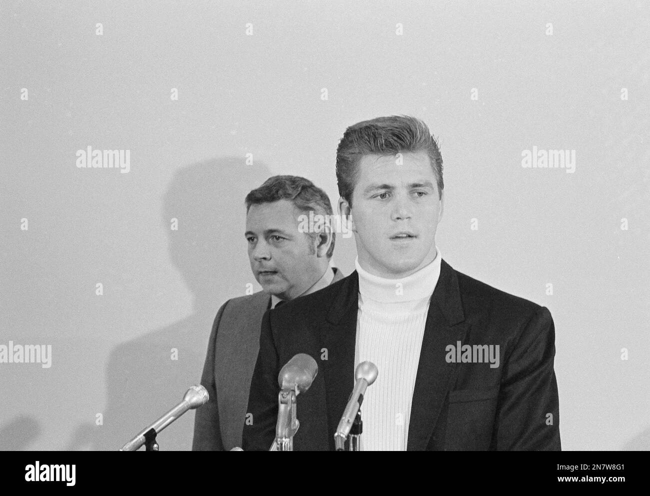 Heavyweight boxer Jerry Quarry, as he appeared to make official ...
