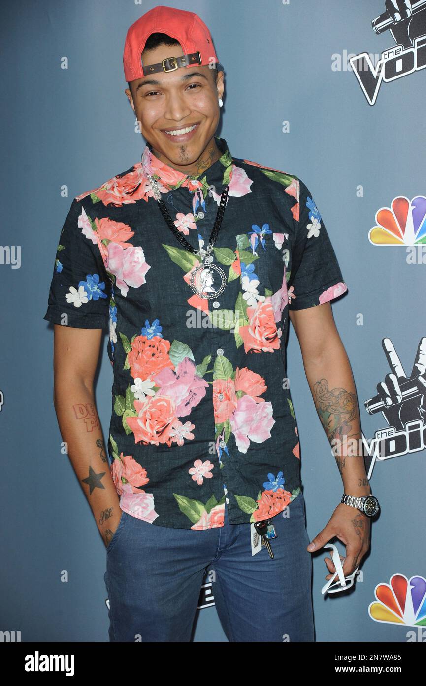 Jamar Rogers arrives at the 4th season premiere screening of "The Voice ...